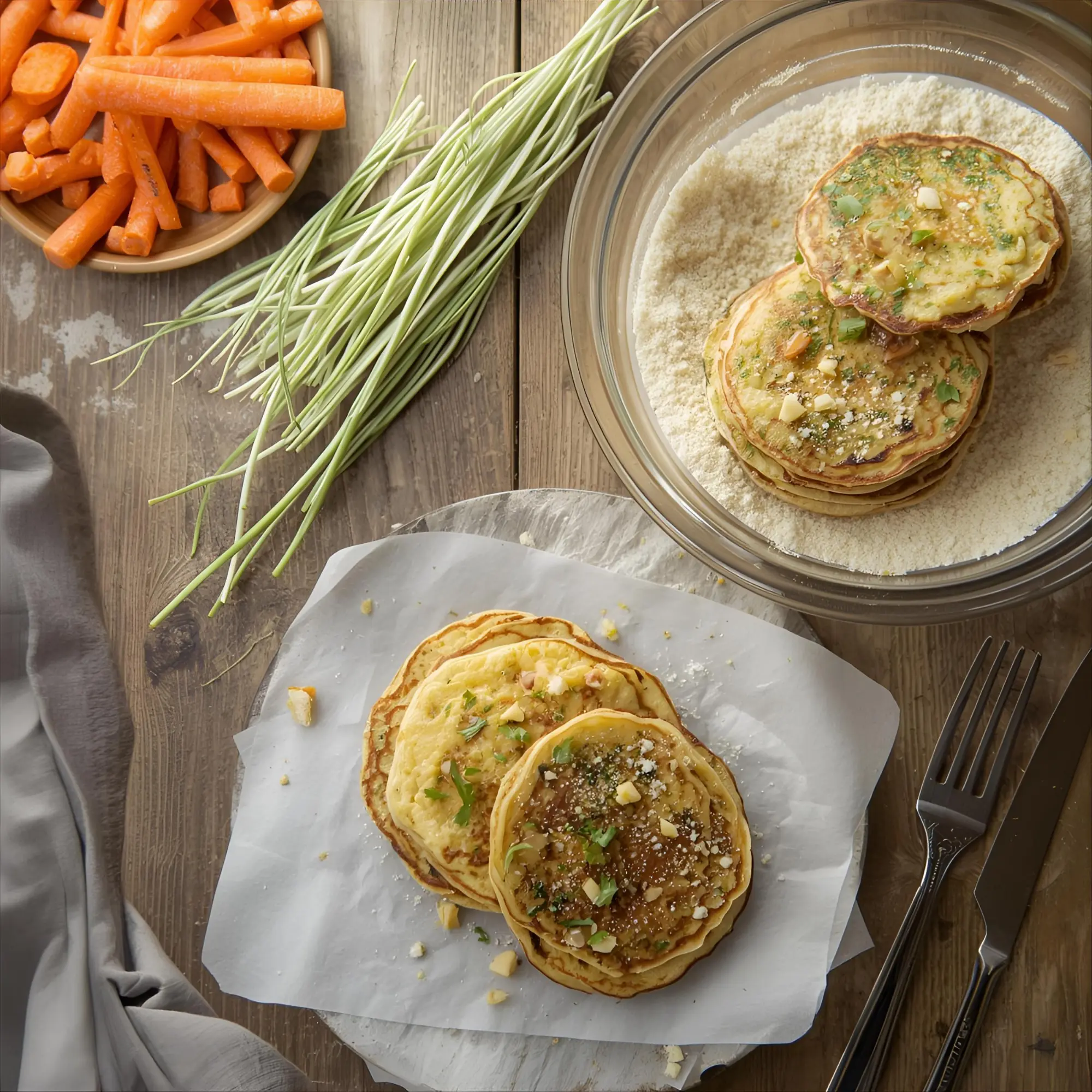 Corn Flour Vegetable Fritters